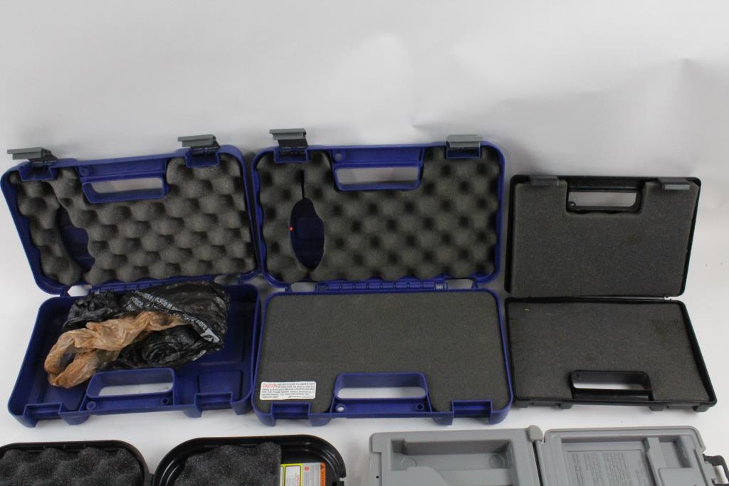 Smith & Wesson, Glock, Taurus, And More, Pistol Cases, 5 Pieces ...