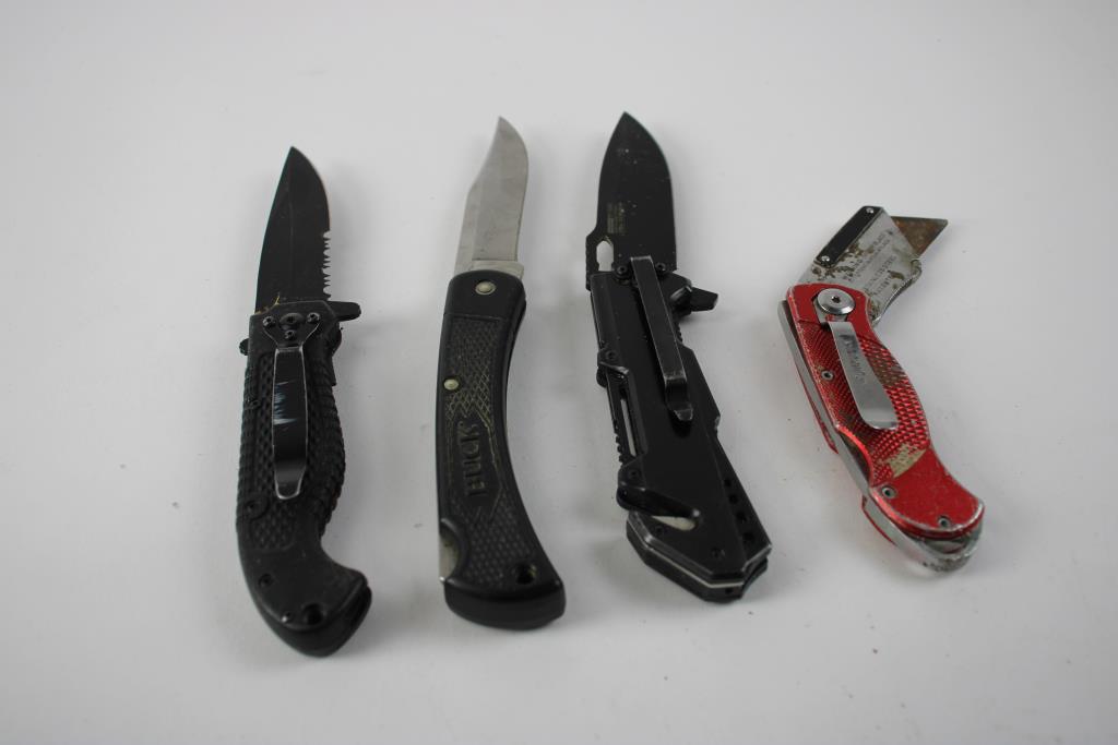 Smith & Wesson Special Tactical Switch Knife, DeWalt Switch Knife, And ...