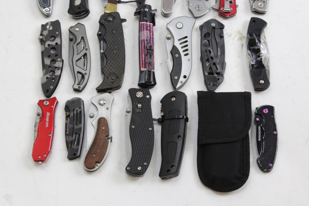 Snap-On, Gerber, Winchester, & More Folding Knives; 15+ Pieces ...