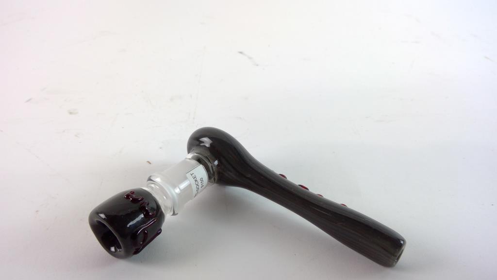 Snap-On Ratchet Style Glass Smoking Pipe | Property Room