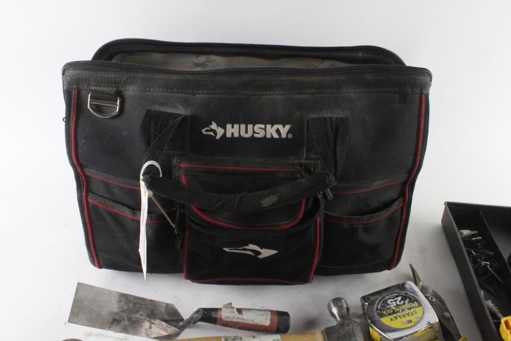 Snips, Hammer And More, 20+ Pieces, In Husky Tool Bag | Property Room