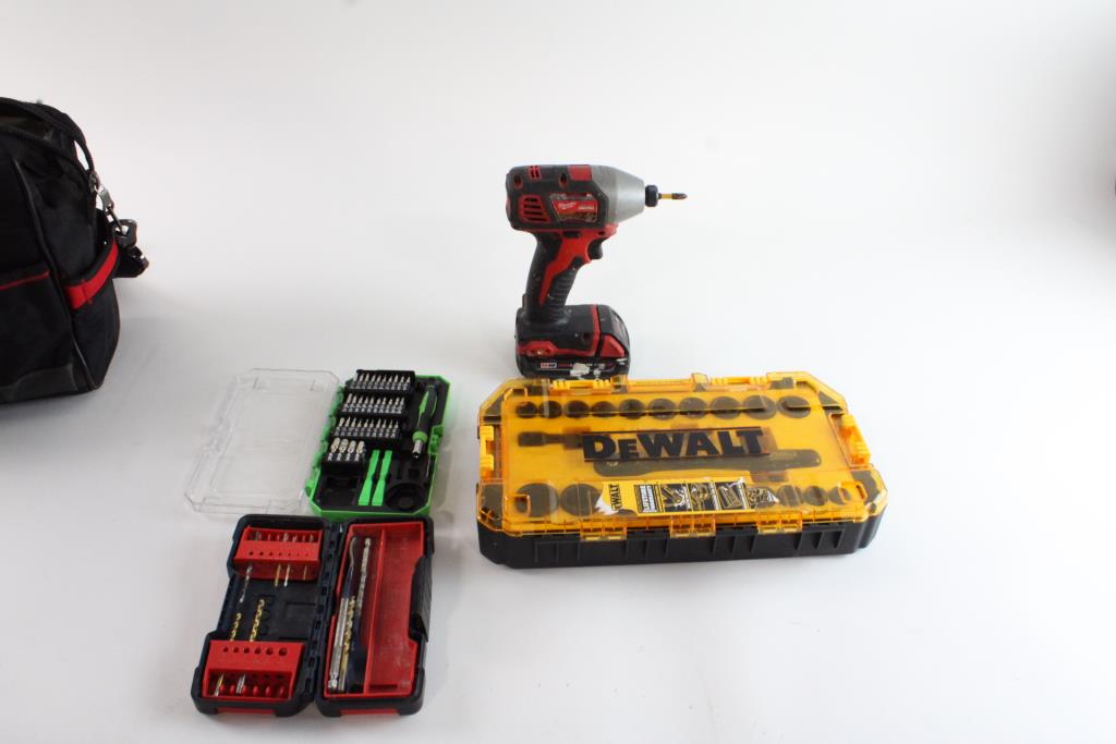 Socket Set, Cordless Drill, And More, 3 Pieces | Property Room