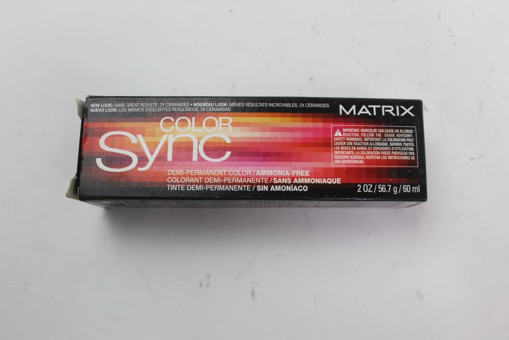Socolor And Color Sync Demi-Permanent Matrix Haircolor: 4 Items ...