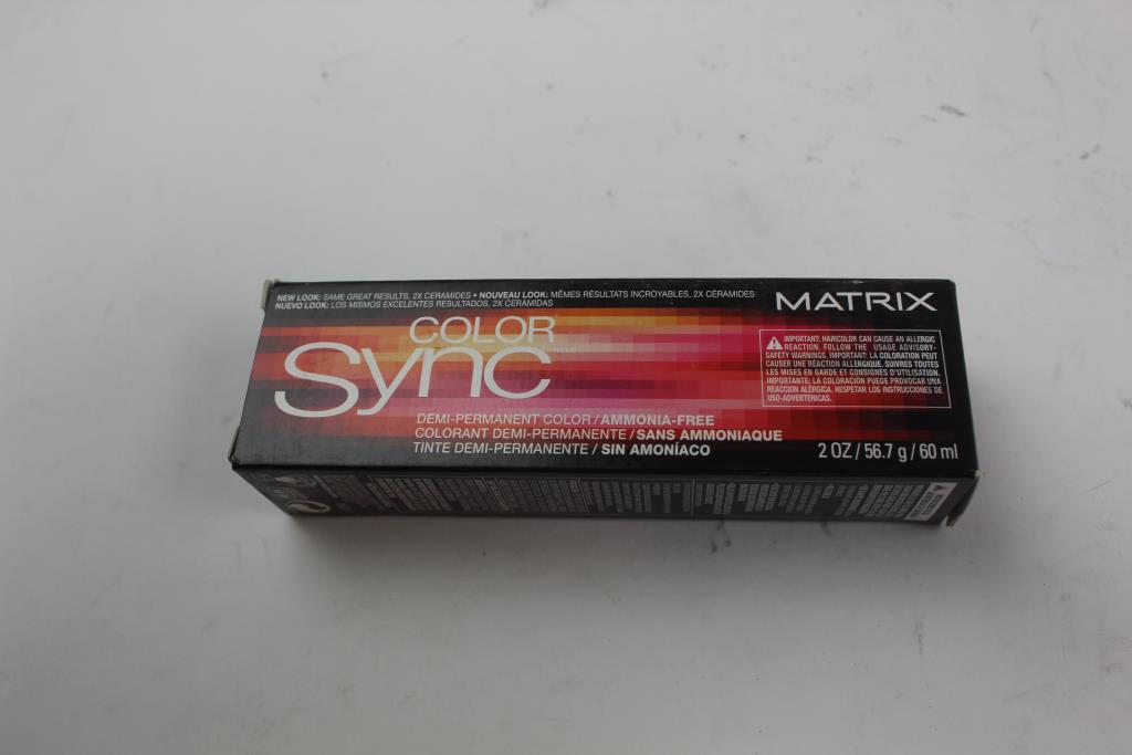 Socolor And Color Sync Demi-Permanent Matrix Haircolor: 4 Items ...