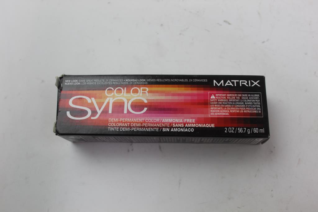 Socolor And Color Sync Demi-Permanent Matrix Haircolor: 4 Items ...