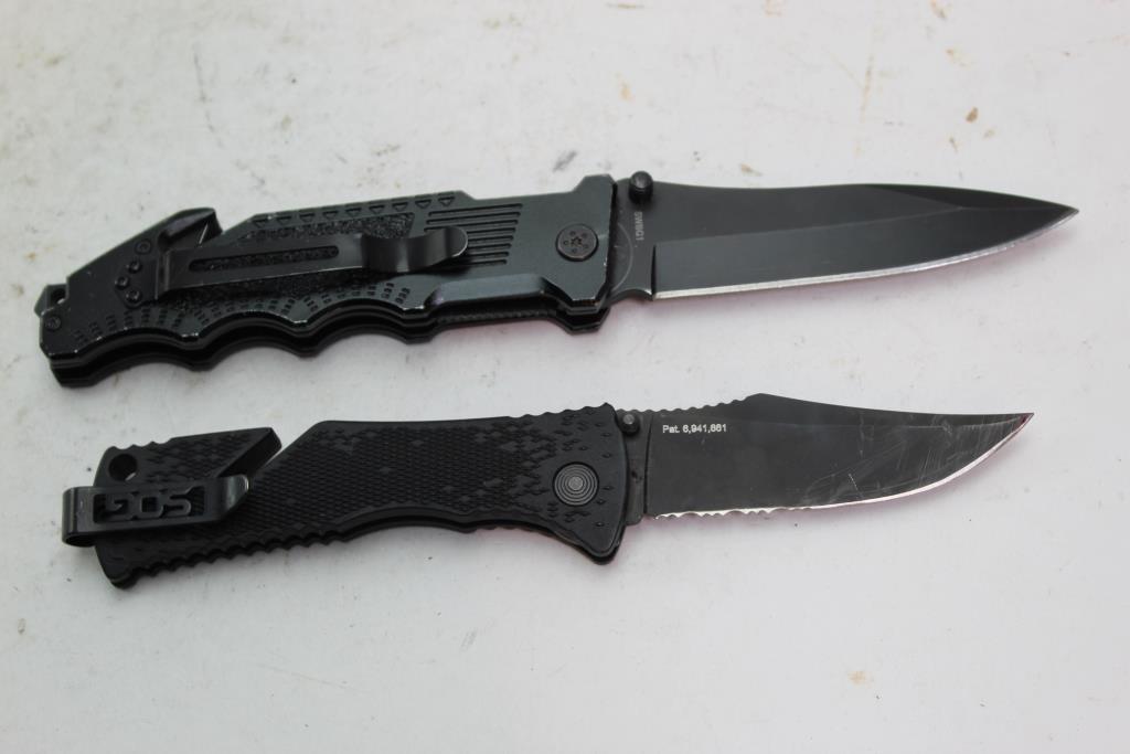 Sog & Smith & Wesson Folding Pocket Knives; 2 Pieces | Property Room