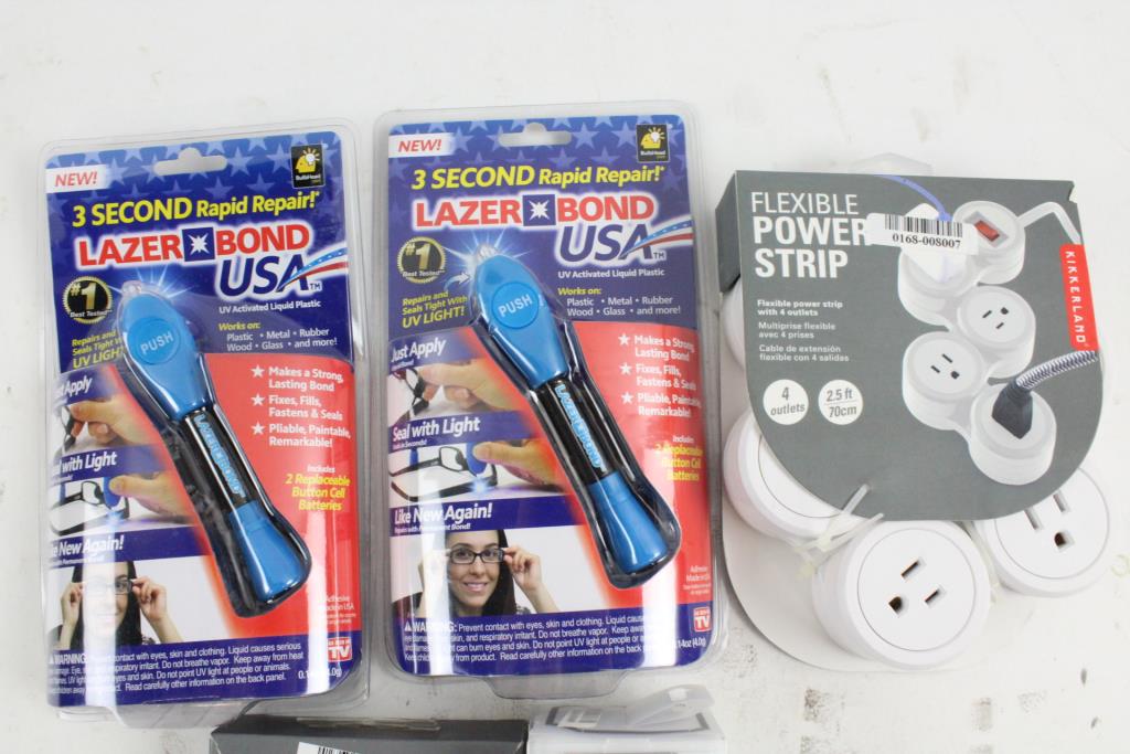 Solar Charging Bank, Flexible Power Strip And More, 5 Pieces | Property ...