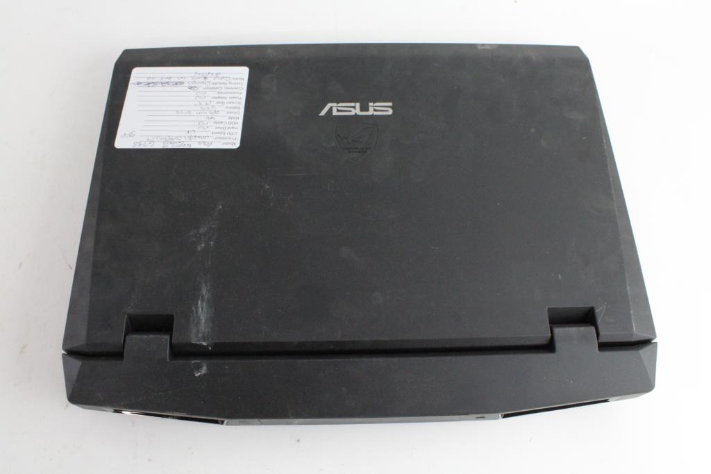 Sold For Parts, Asus Republic Of Gamers Laptop | Property Room