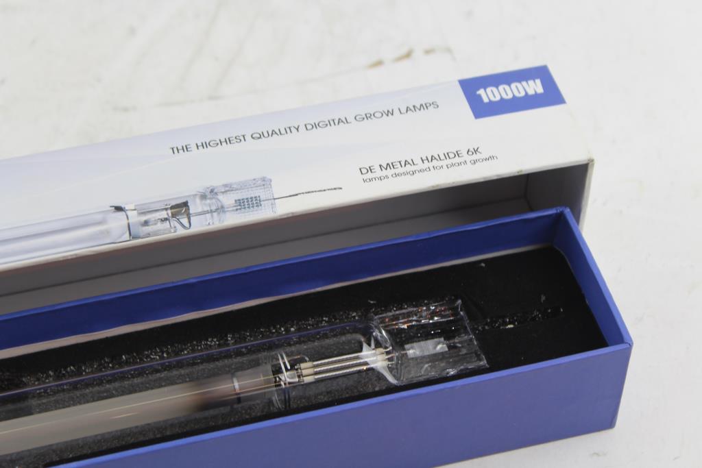 Solis Tek 1000W Metal Halide (MH) DE 6K Blue Digital Grow Lamp ...