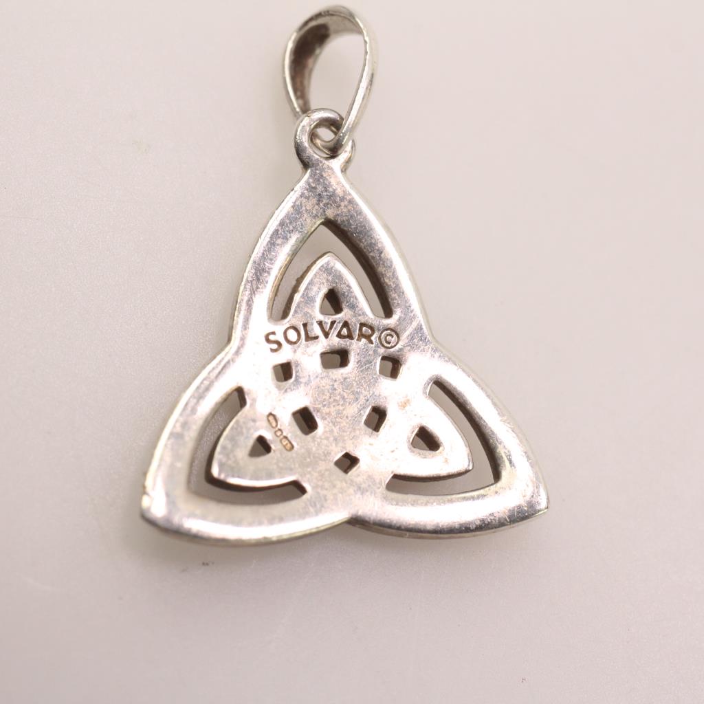 Solvar Sterling Silver Celtic Knot Pendant | Property Room