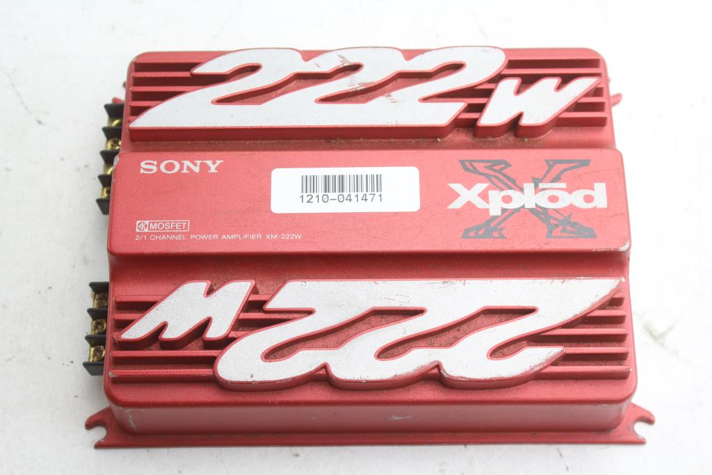 Sony Amplifier | Property Room