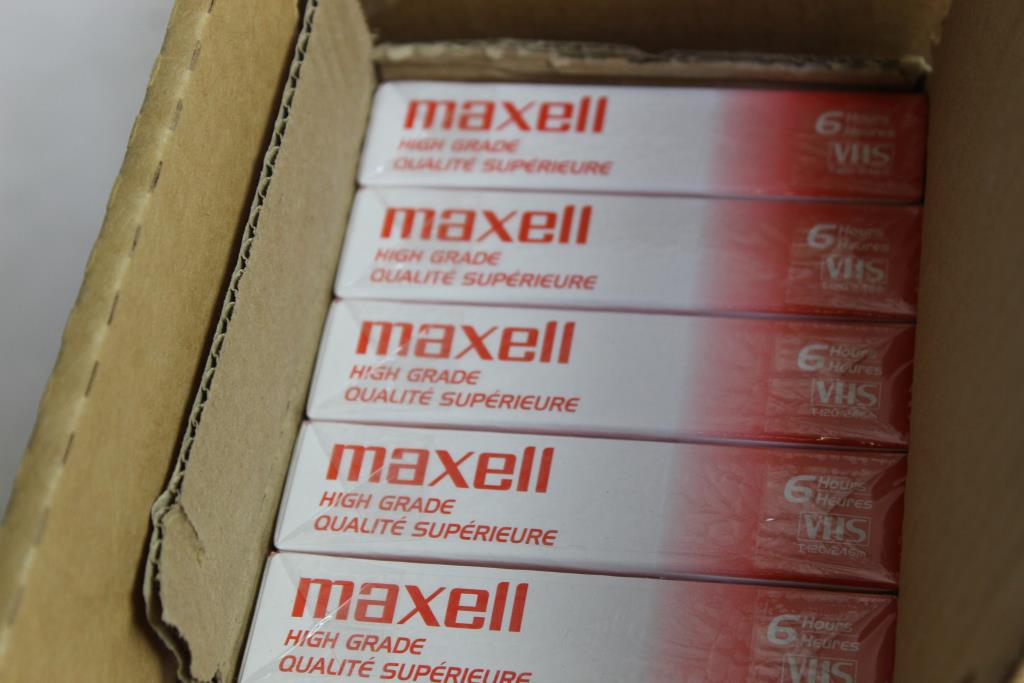 Sony And Maxwell VHS Video Cassettes, 30 Pieces | Property Room