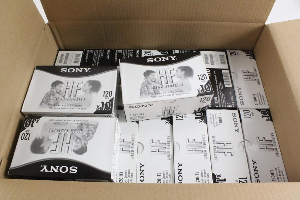 Sony Audio Cassettes, 10-packs, 32 Pieces | Property Room