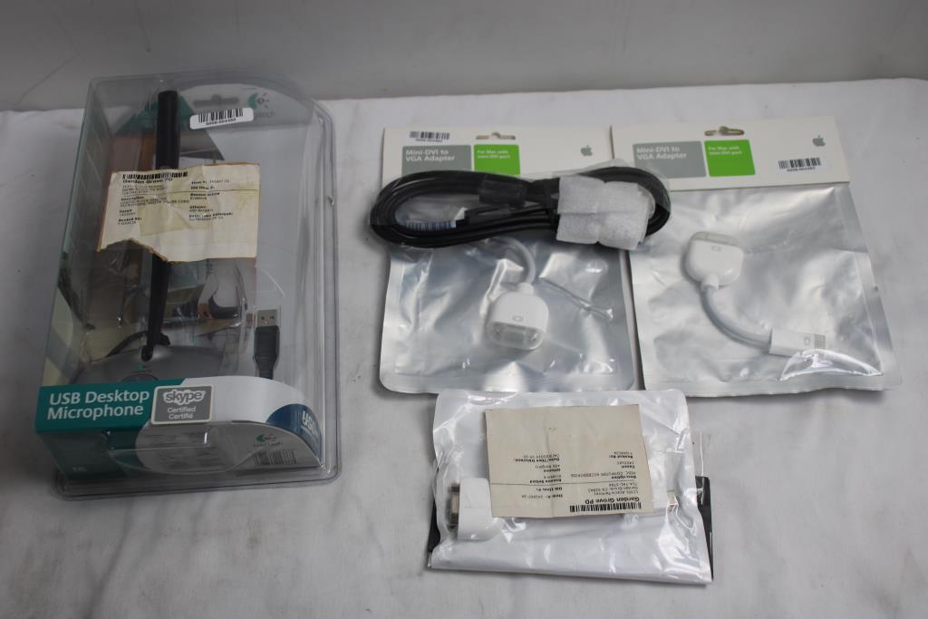 Sony Dvd, Keyboard, Mini-DVI VGA Adapter, Keyboard | Property Room