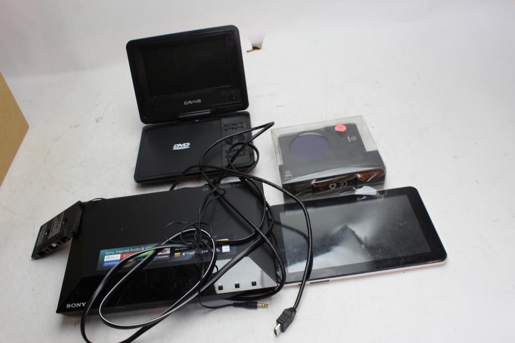 Sony Dvd Player, Akaso Tablet+more Bulk Lot 10pieces | Property Room