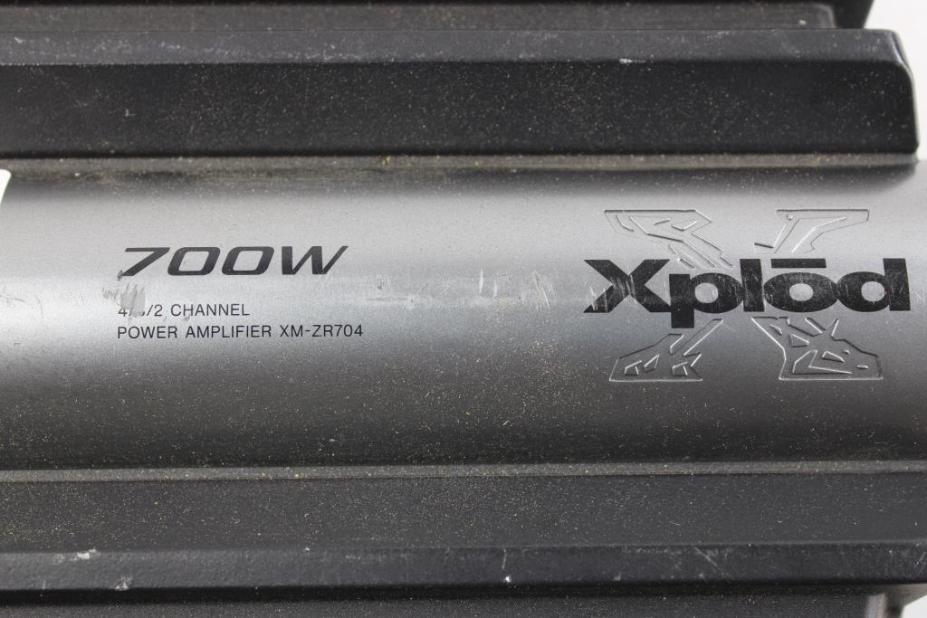 Sony Explod 700W Power Amplifier XM-ZR704 | Property Room