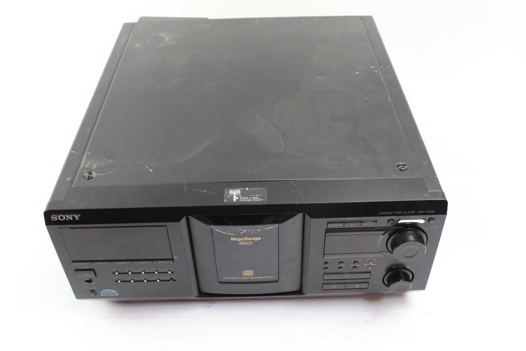 Sony Mega Storage 400CD, High Density Linear Converter System ...