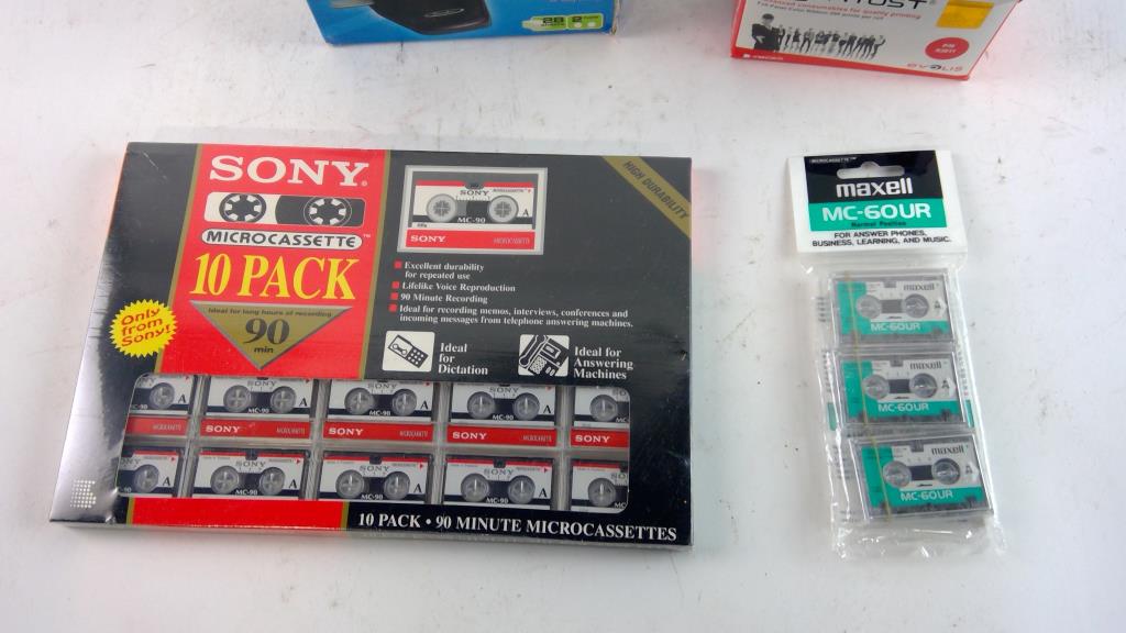 Sony Microcassettes And More, 4 Pieces | Property Room