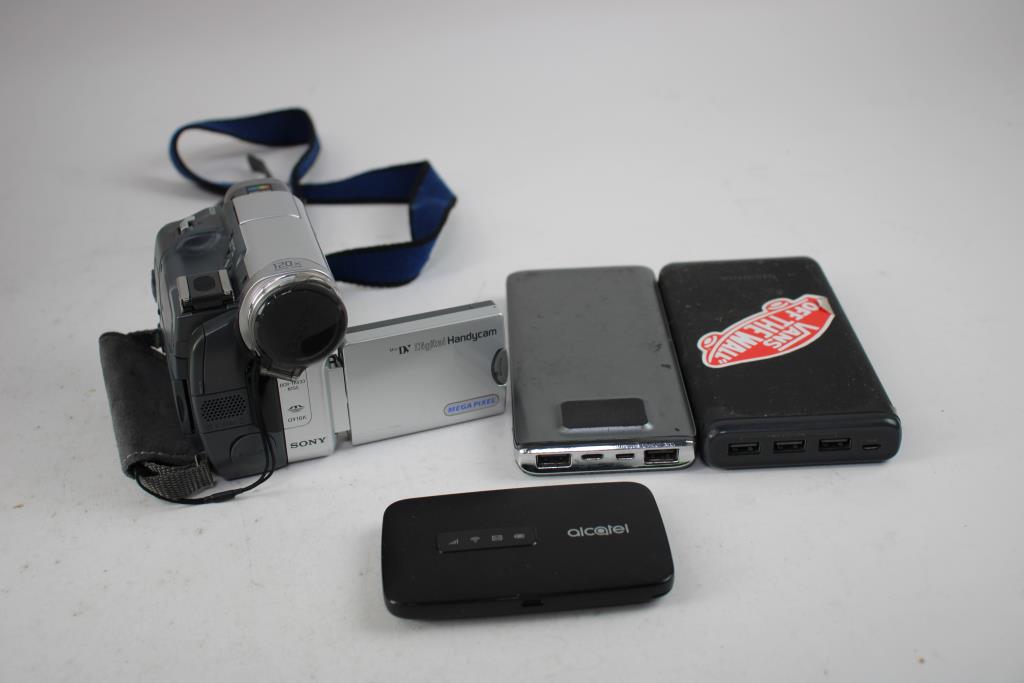 Sony Mini Dv Digital Handycam Video Cam-corder, Radio Shack 50 Channel ...