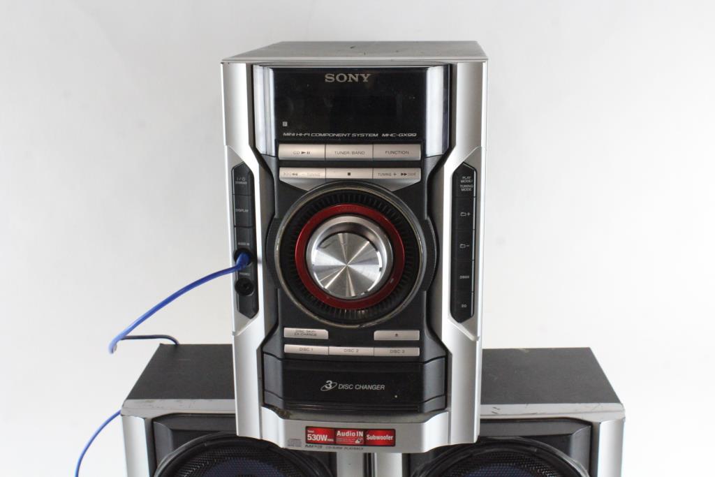 Sony Mini Hi-Fi Component System, 3 Pieces | Property Room