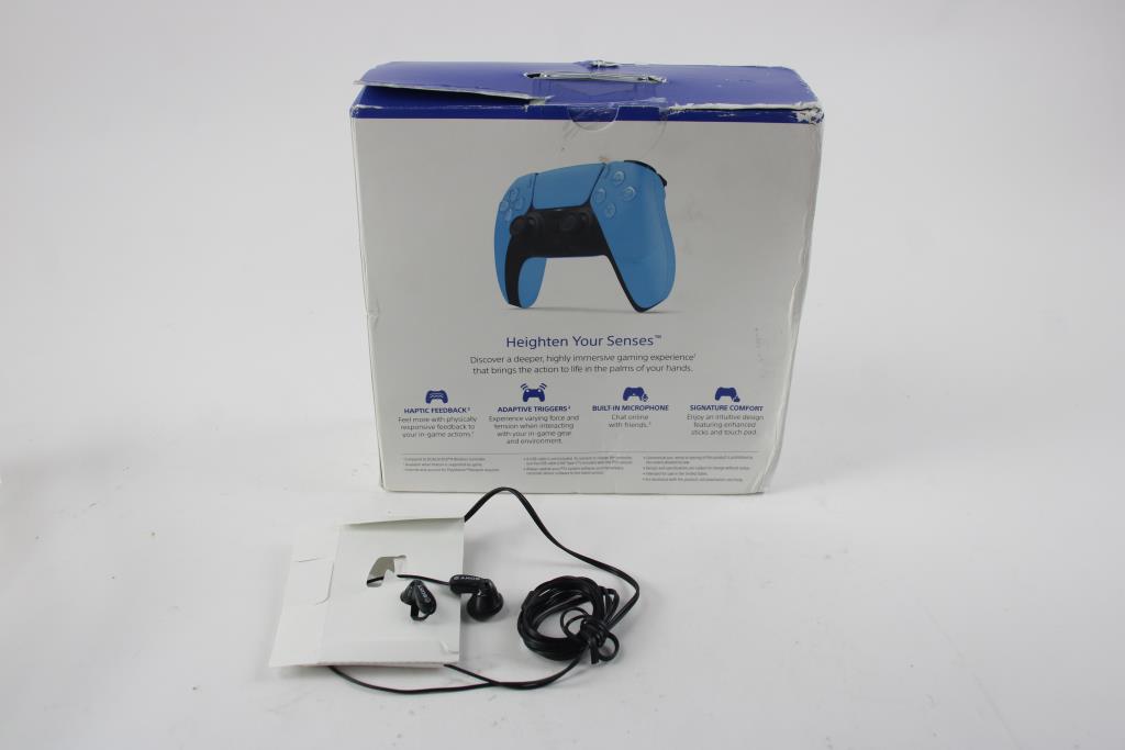 Sony Play Station 5 Dual Sense Wireless Controller, CFI-ZCT1W, Blue ...