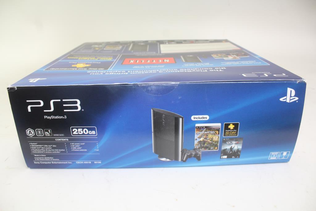 Sony PlayStation 3 250GB Uncharted 3 Game Of The Year Edition Console ...