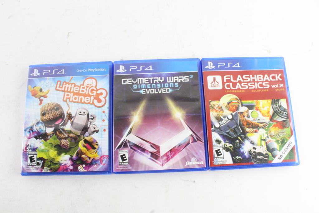 Sony Playstation 4 Games, 3 Pieces | Property Room
