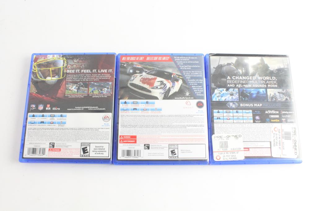 Sony Playstation 4 Games, 3 Pieces | Property Room