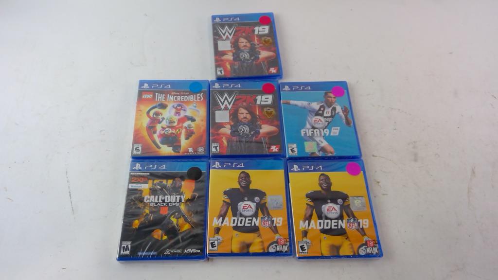 Sony Playstation 4 Games, 7 Pieces | Property Room