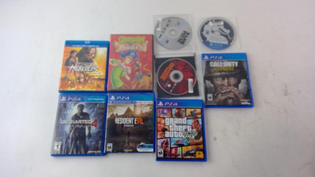 Sony Playstation 4 Games And More, 9 Pieces | Property Room