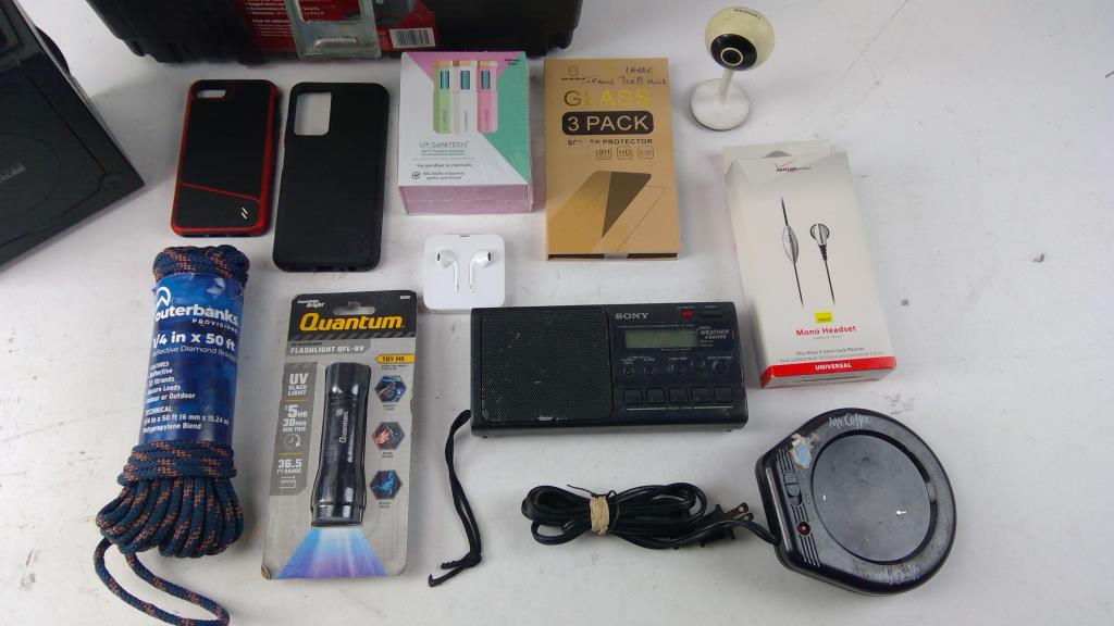 Sony Portable Radio, Verizon Mono Headset, And More, 13+ Pieces ...
