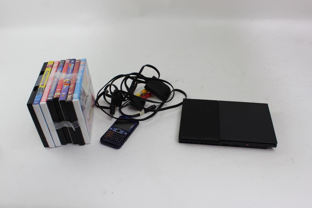 Sony PS2 Game Console, Assorted DVD Movies And More, 10 Pieces ...