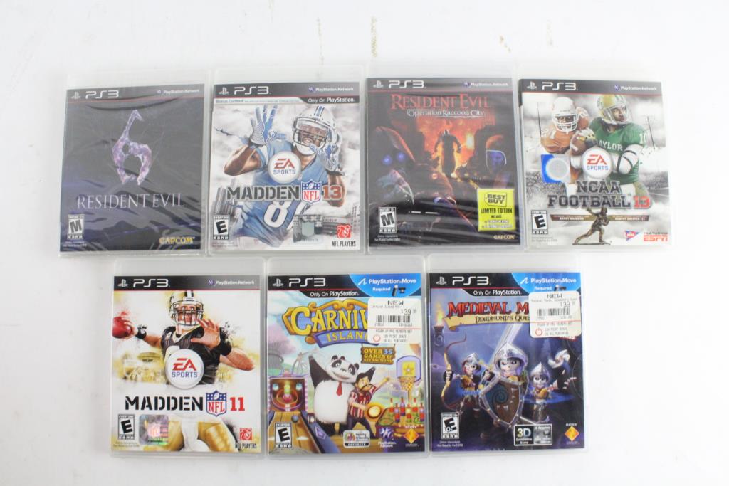Sony PS3 Games, 7 Pieces | Property Room