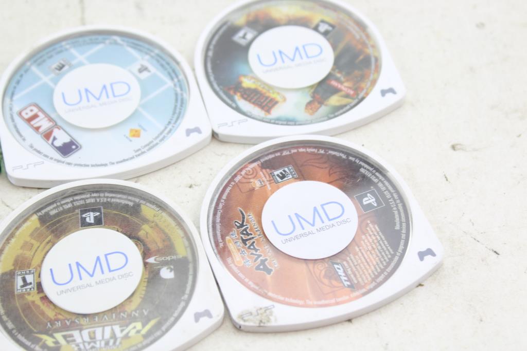Sony PSP Game & Movie Discs; 8 Pieces | Property Room