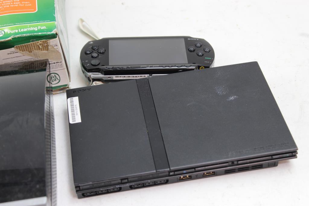 Sony PSP Game System, Leap Frog LeapTV And More, 4 Pieces | Property Room