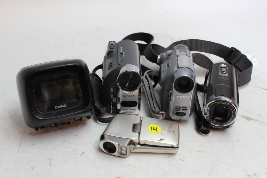 Sony, Sanyo, Casio Video Recorders 5 Pieces | Property Room