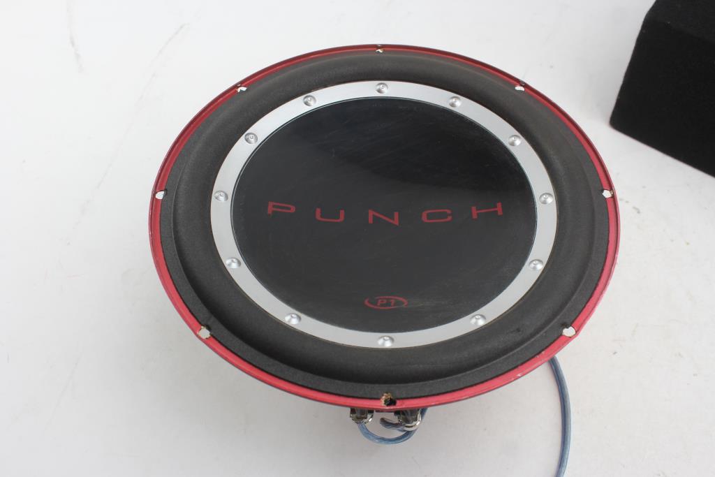 Sony Speakers And Speaker Box, Punch P1 Speakers: 3 Items | Property Room