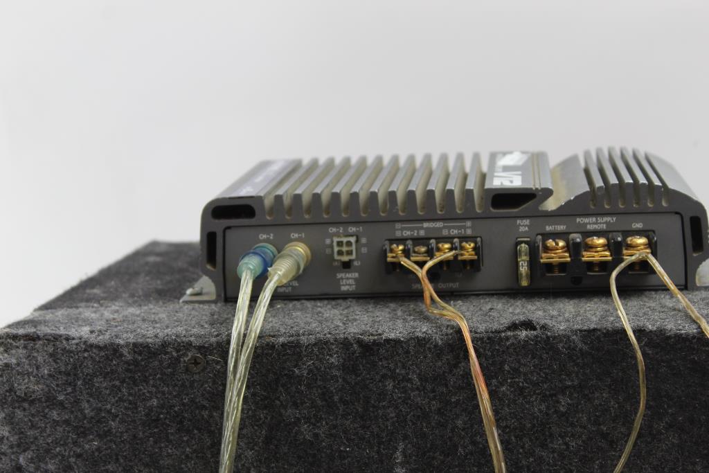 Sony Xplod Car Speaker With Alpine Car Amplifier | Property Room