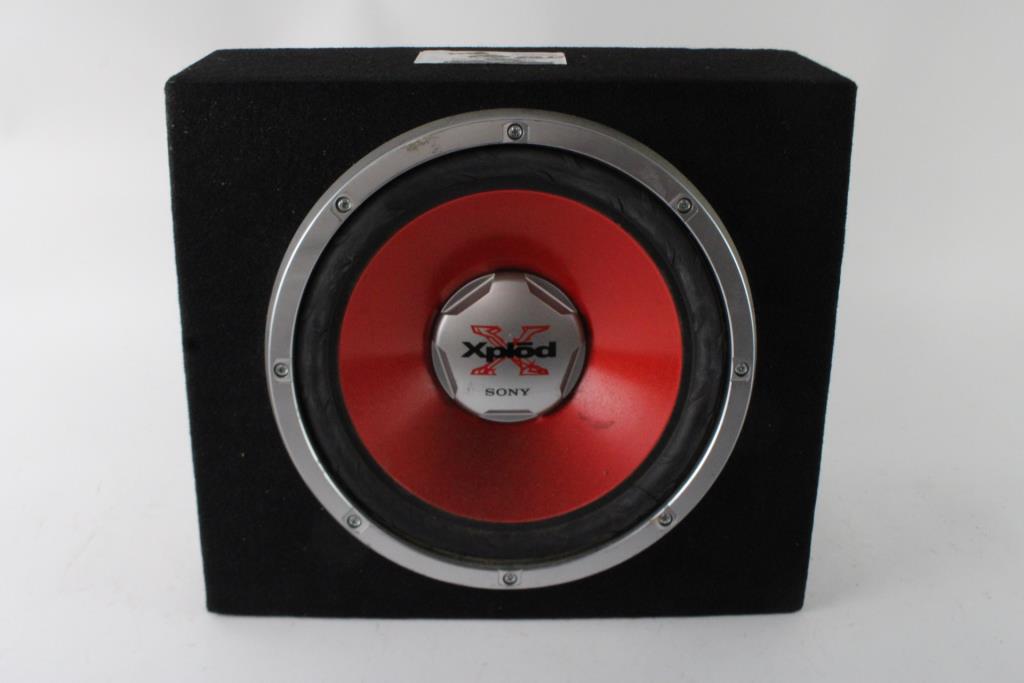 Sony XPLOD Subwoofer, In Casing | Property Room