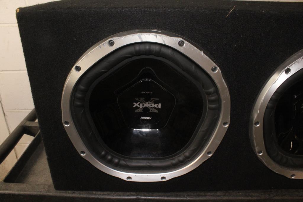 Sony X-Plod Subwoofers With Kicker Amplifier | Property Room