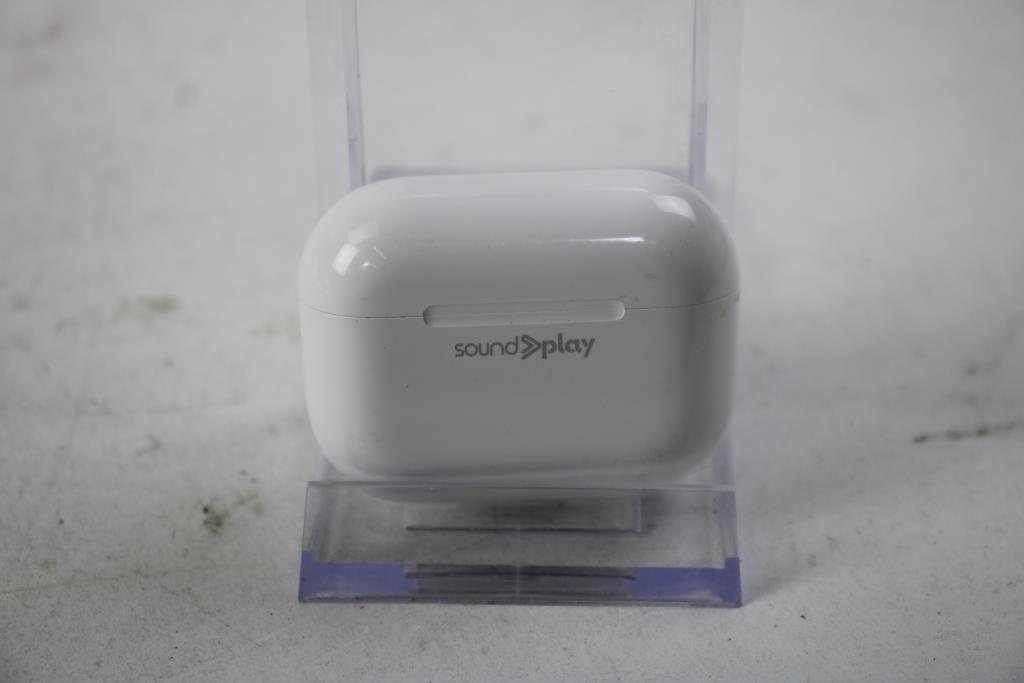 Sound Play Bluetooth Wireless Earbuds With Charging Case | Property Room