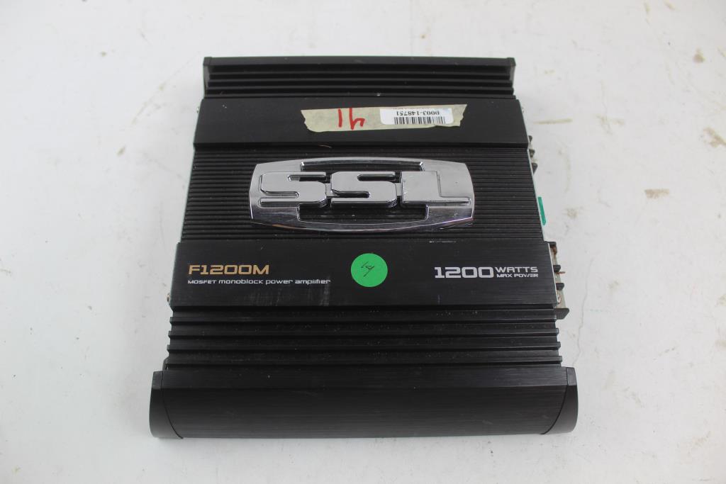 Sound Storm Force F1200M Amplifier | Property Room