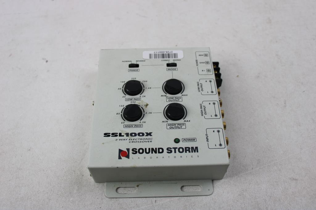 Sound Storm Laboratories 2-Way Electronic Crossover | Property Room