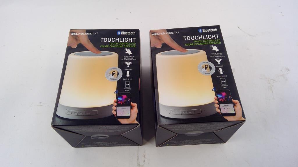 Soundlogic Touchlight Bluetooth Speaker 2 Pieces | Property Room