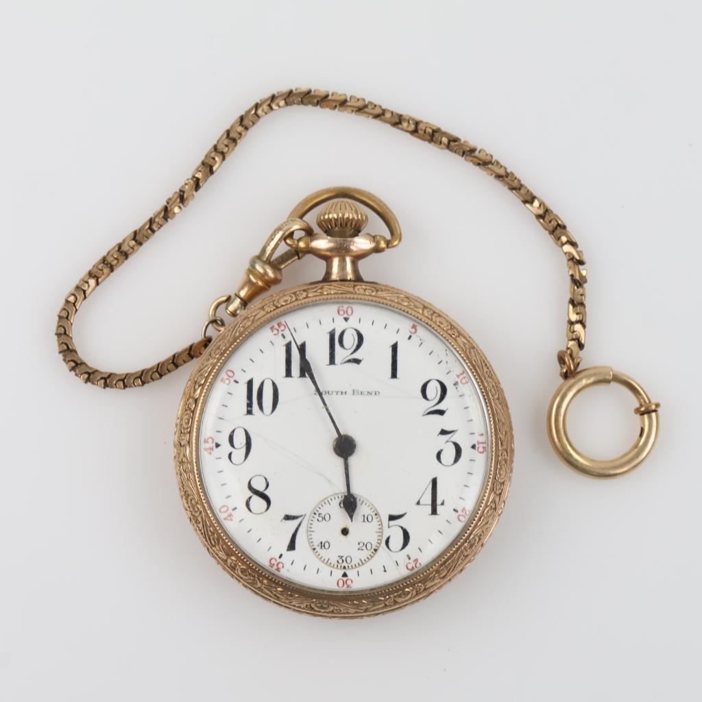 South Bend 12kt GF Pocket Watch | Property Room
