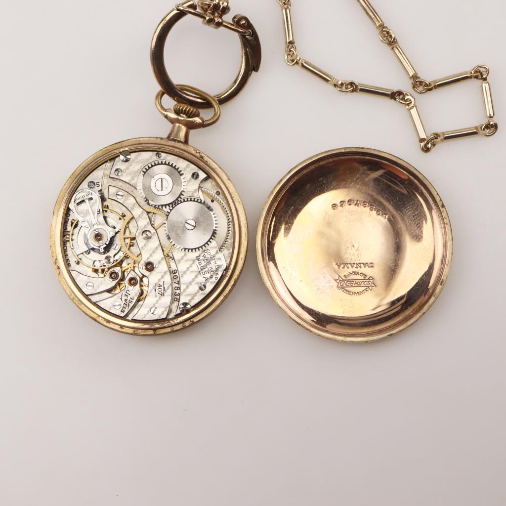 South Bend Watch Co. 9kt GF Pocket Watch | Property Room