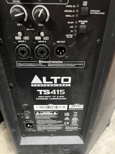 Speaker Lot - 4 Speakers ***PALLET IS NOT INCLUDED*** | Property Room