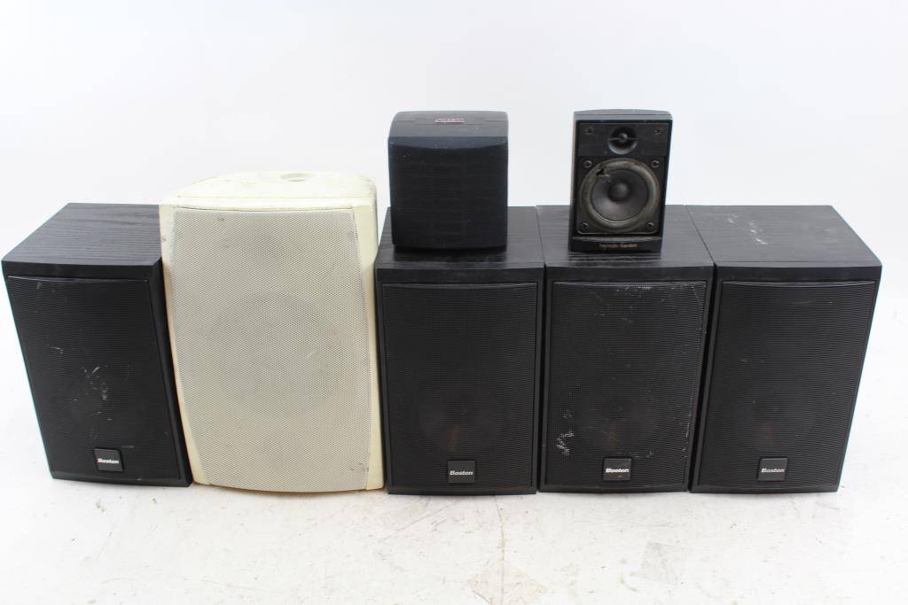 Speakers: Boston, Mariner 300, Altec Lansing, Harmon Kardon: 7 Pieces ...