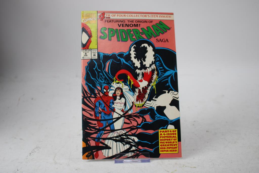Spider-Man SAGA #4 Marvel Comics 1992 History Of The Origin Of VENOM ...