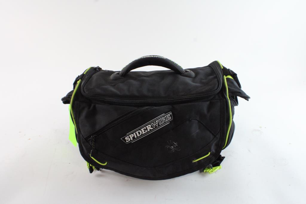 SpiderWire Bag With Assorted Tools & Equipment, 8+ Pieces | Property Room